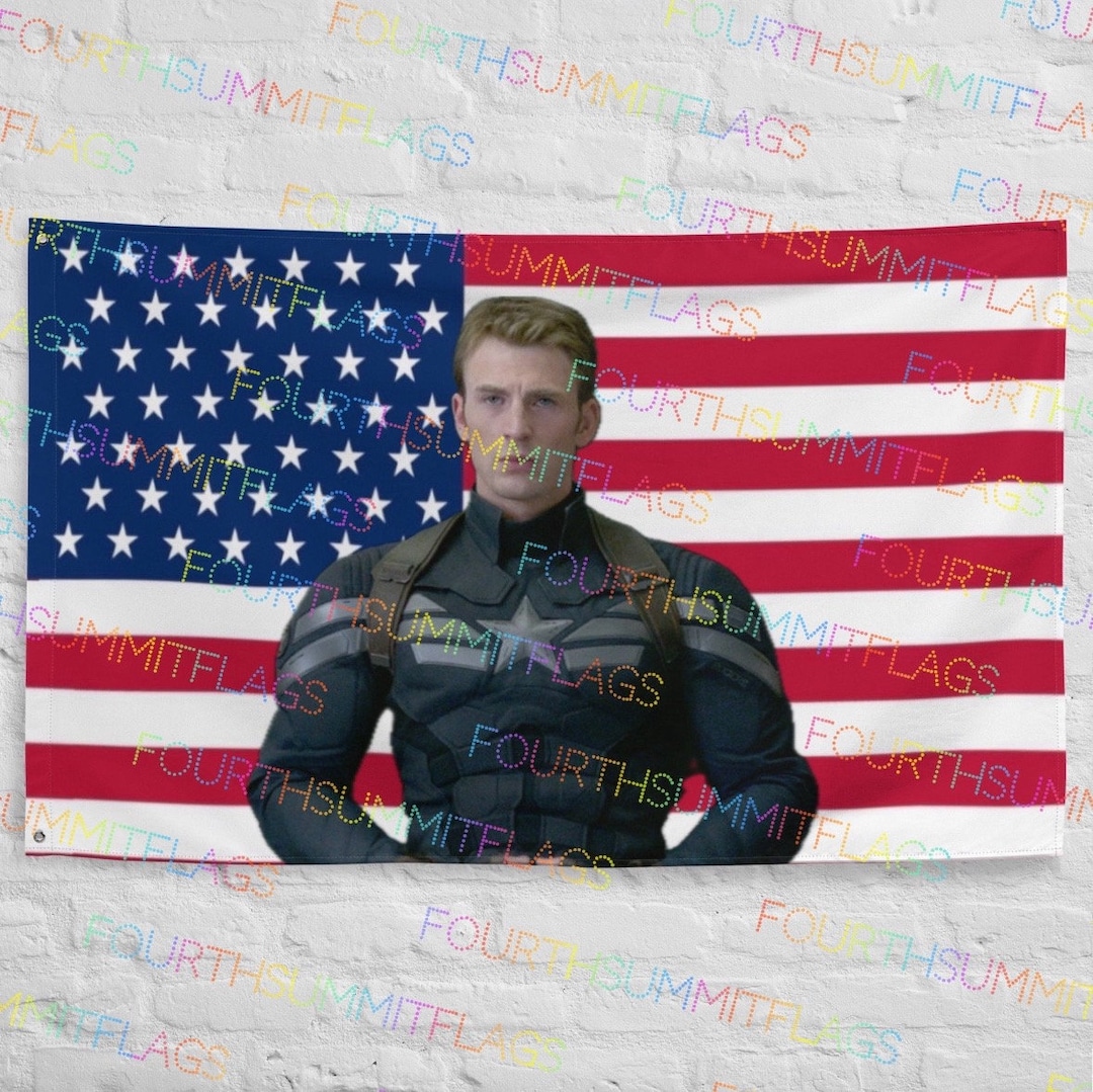 Captain America Flag/tapestrywall Decorfan Art - Etsy