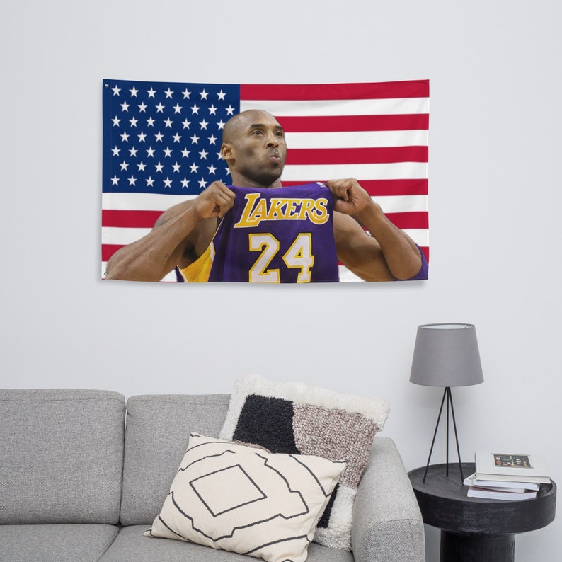 Kobe Bryant Flag/tapestrywall Decorfan Art - Etsy
