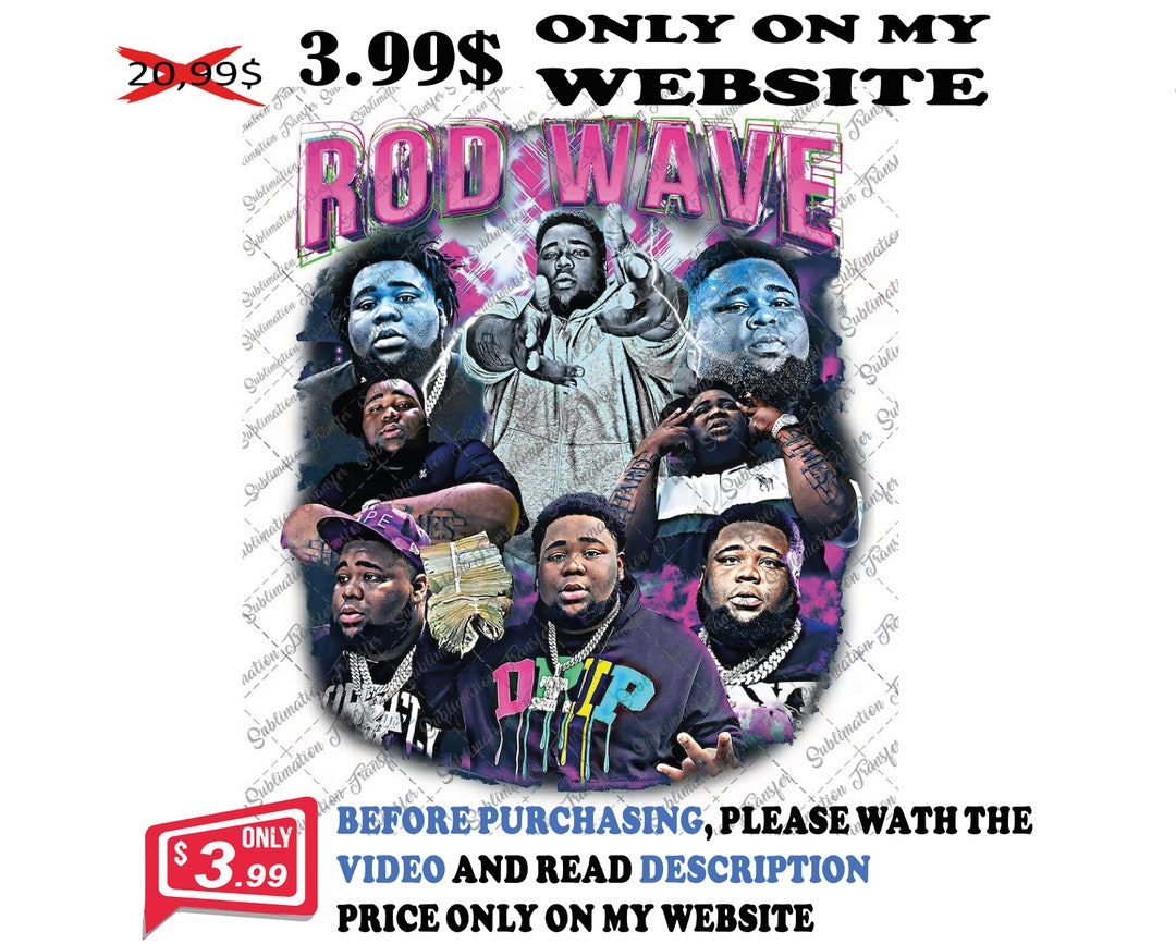 Rod Wave Nostalgia Png File Rod Wave 90s Rap Music Rapper - Etsy