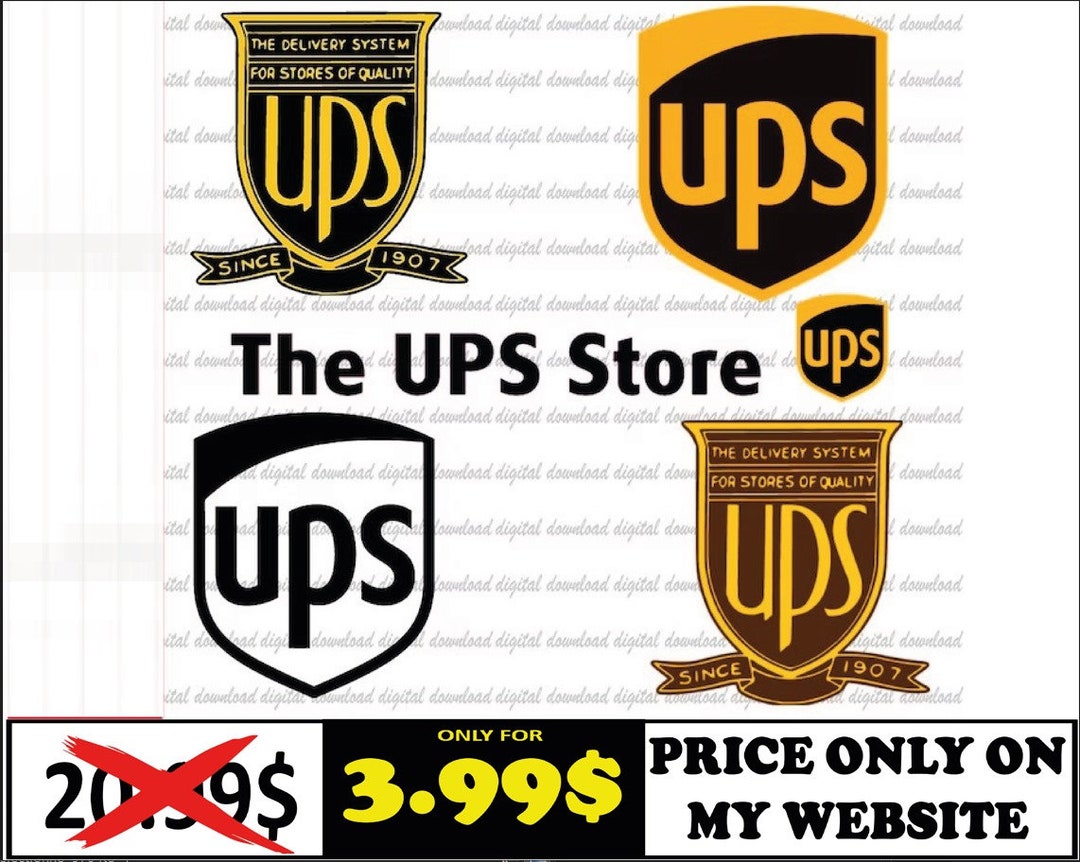 UPS United Parcel Service SVG Ups SVG Cuttable Cricut Eps - Etsy