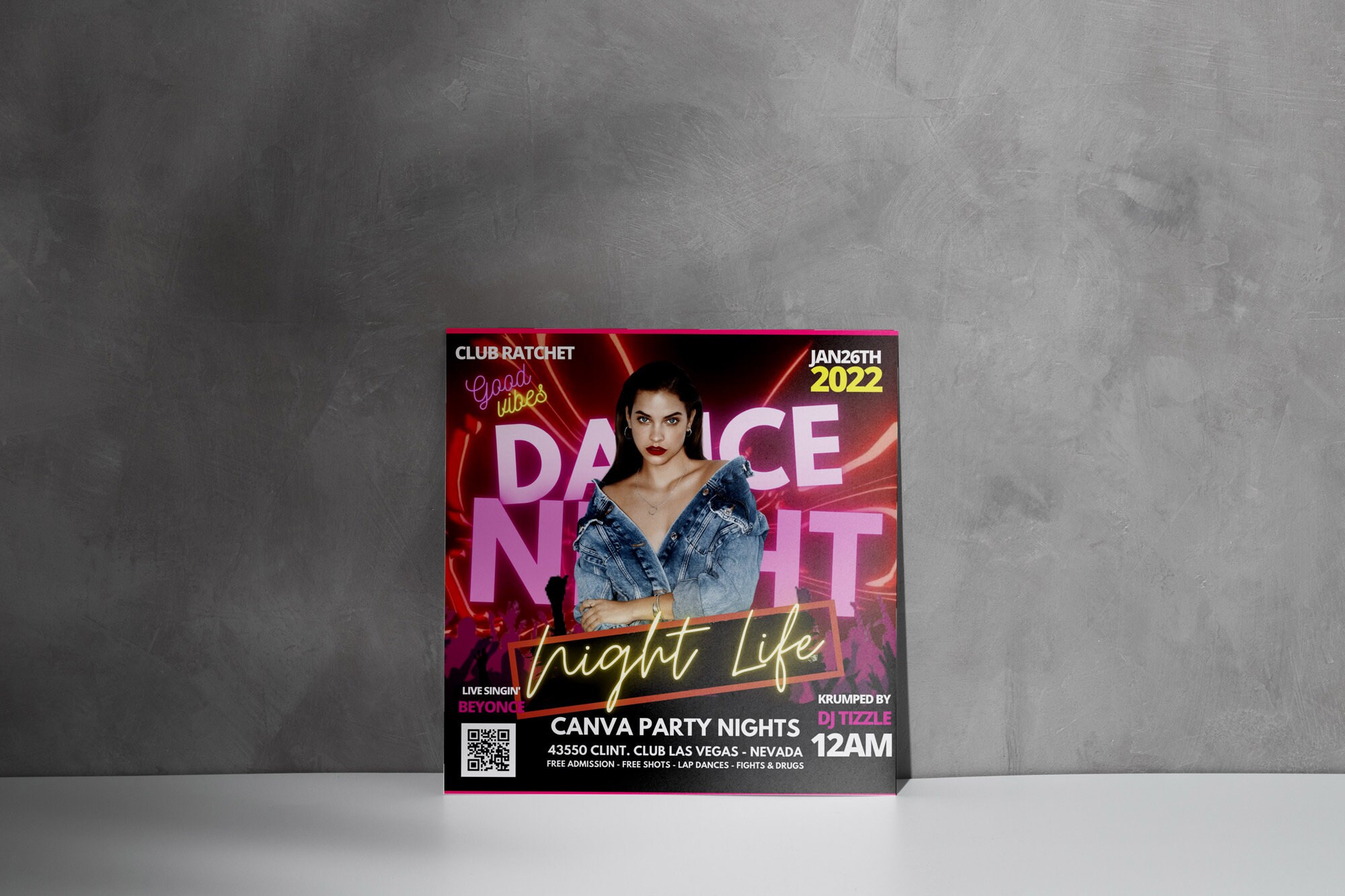 Party Animated Flyer Template Design for Canva Photopea DIY Flyer ...