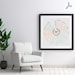 2025 Digital Circular Calendar Warm Colors Monthly Annual Overview - Etsy