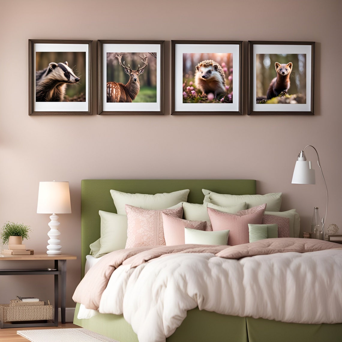 Duck Print Easter Wall Art Printable, Baby Farm Animals Spring Poster ...