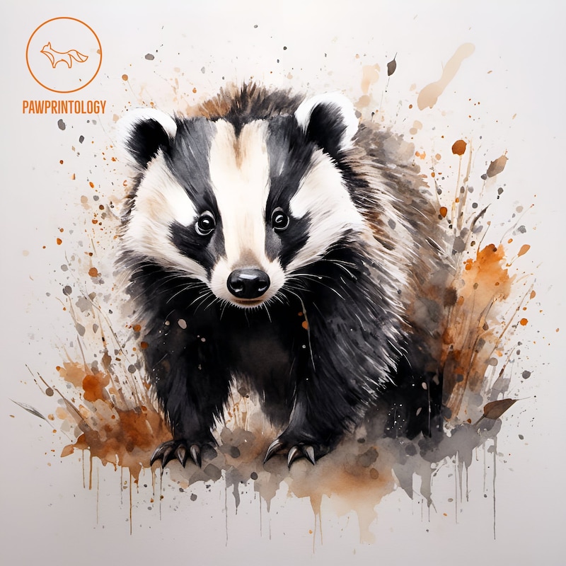 Badger Art - Etsy