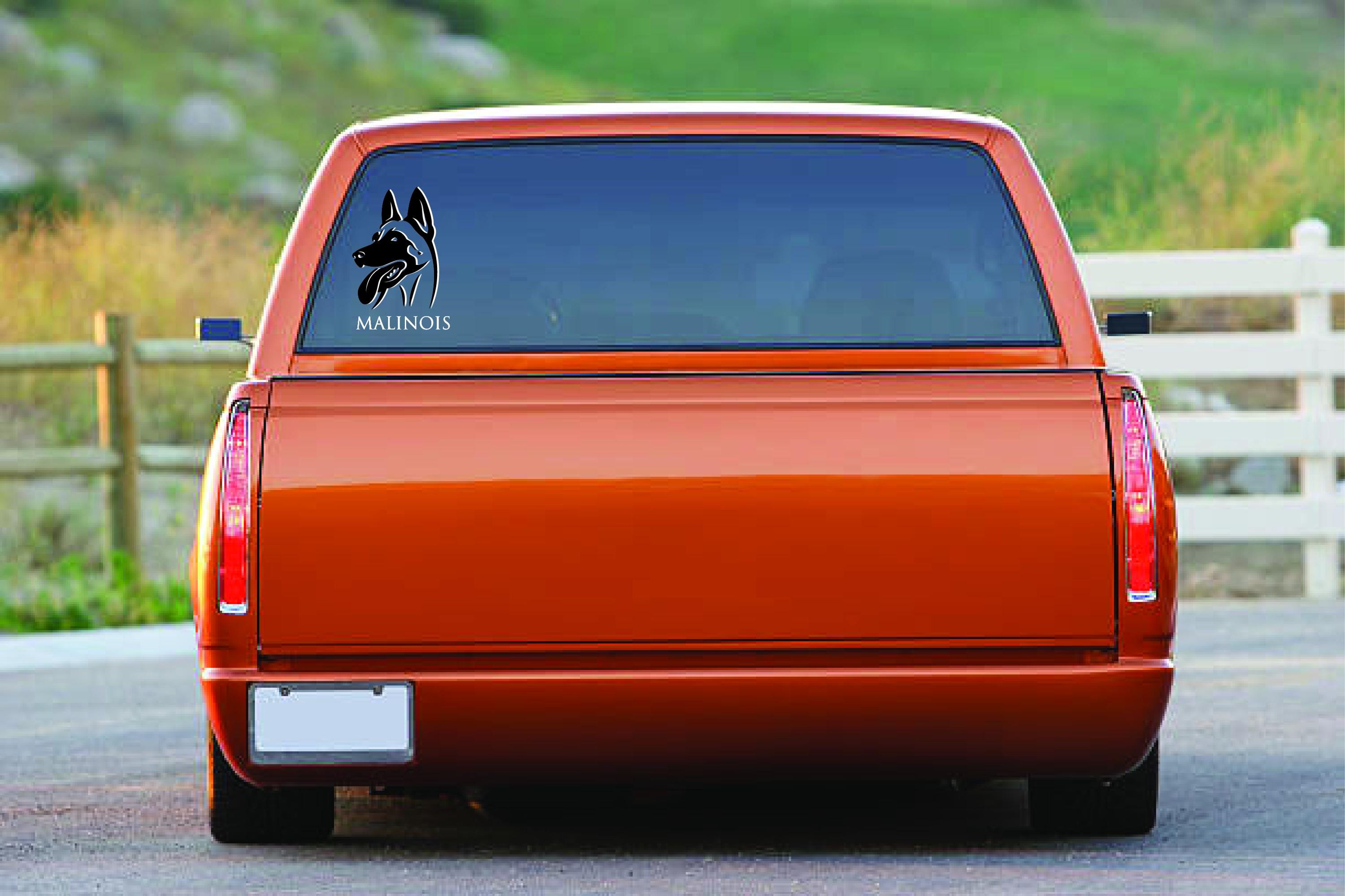 Belgian Malinois DOG, Decals, High Quality Premium Vinyl! Vinyl Decal ...