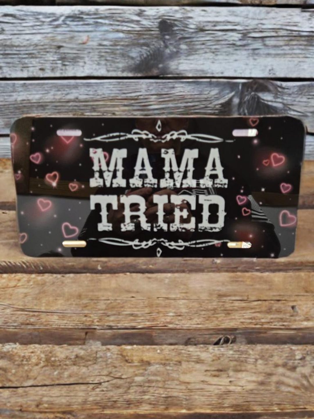 License Plate-mama TRIED - Etsy