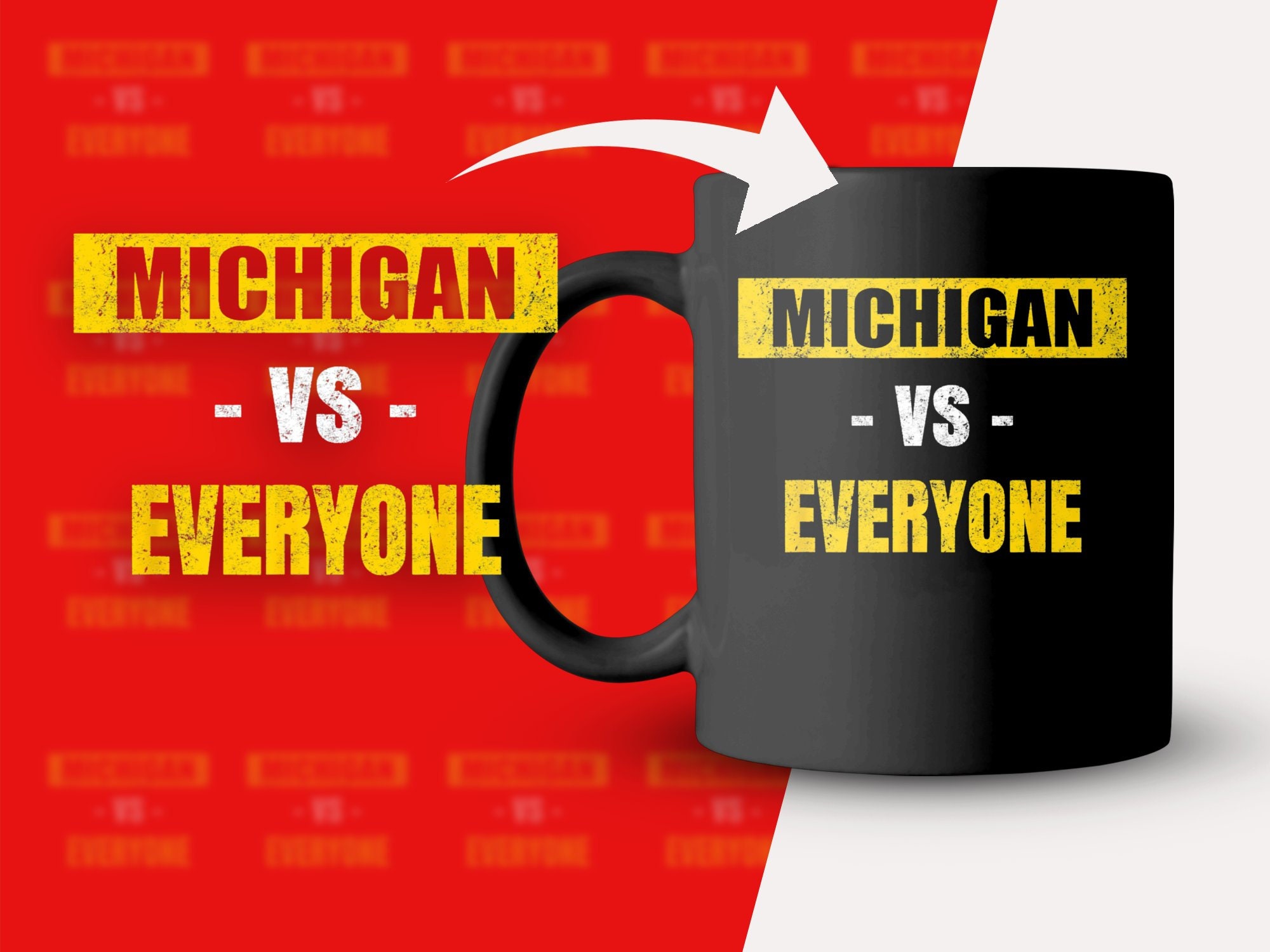 Michigan Vs Everybody PNG Wolverines Football Fan Gear - Etsy