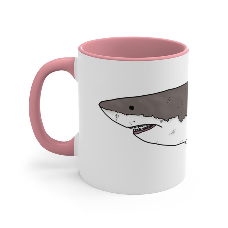 Shark Coffee Mug, Great White Shark, Coffee Mug, Tea Mug, Shark Week ...