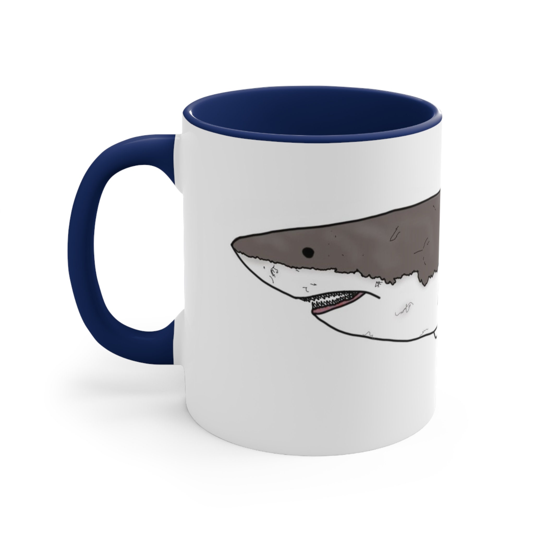 Shark Coffee Mug, Great White Shark, Coffee Mug, Tea Mug, Shark Week ...