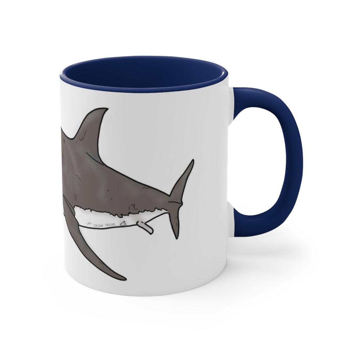 Shark Coffee Mug, Great White Shark, Coffee Mug, Tea Mug, Shark Week ...
