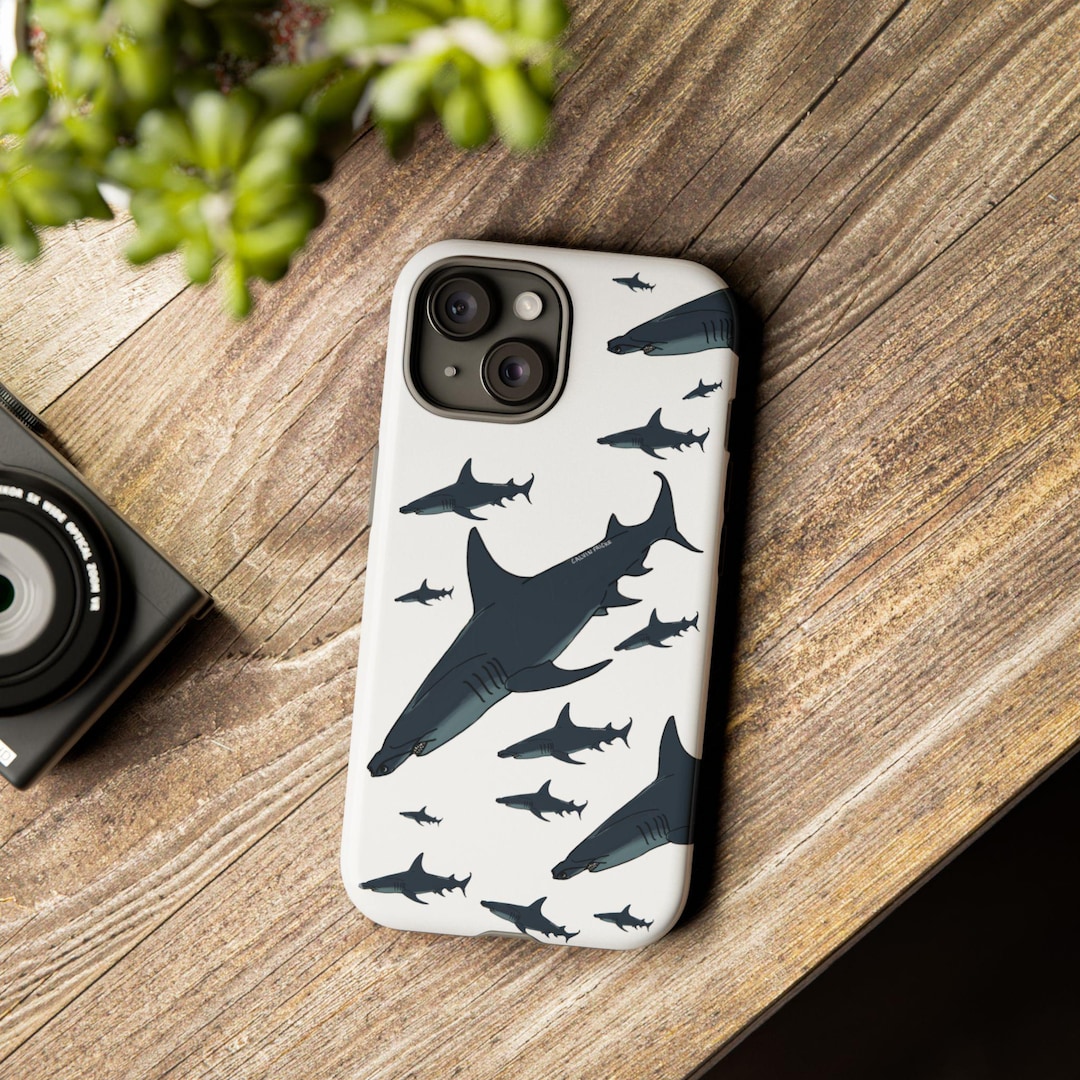Shark Phone Case, Hammerhead Shark Phone Case, iPhone Case, Galaxy Case ...