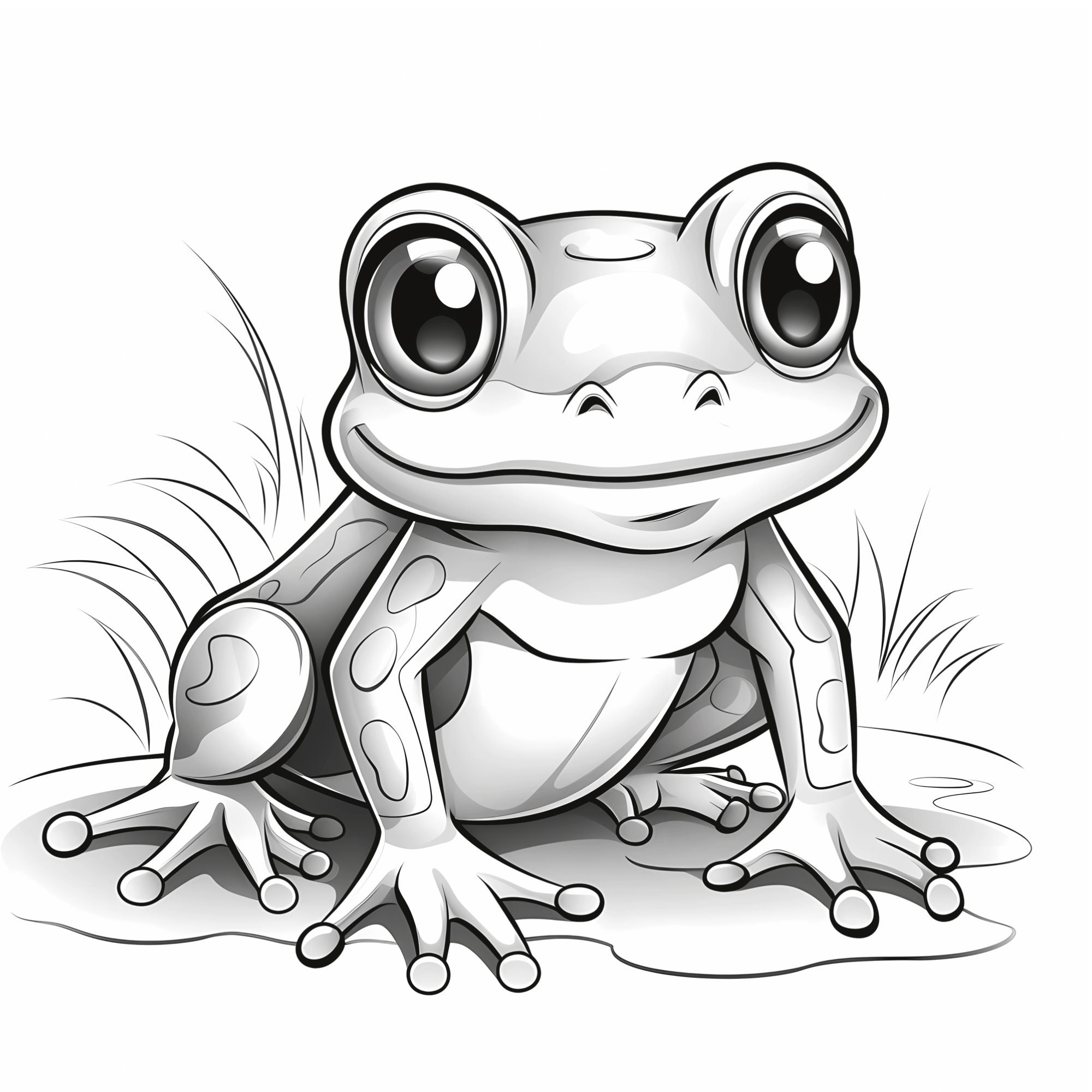 Procreate Animals Stamps 100 Cute Frog Procreate Brushes Frog Animals ...