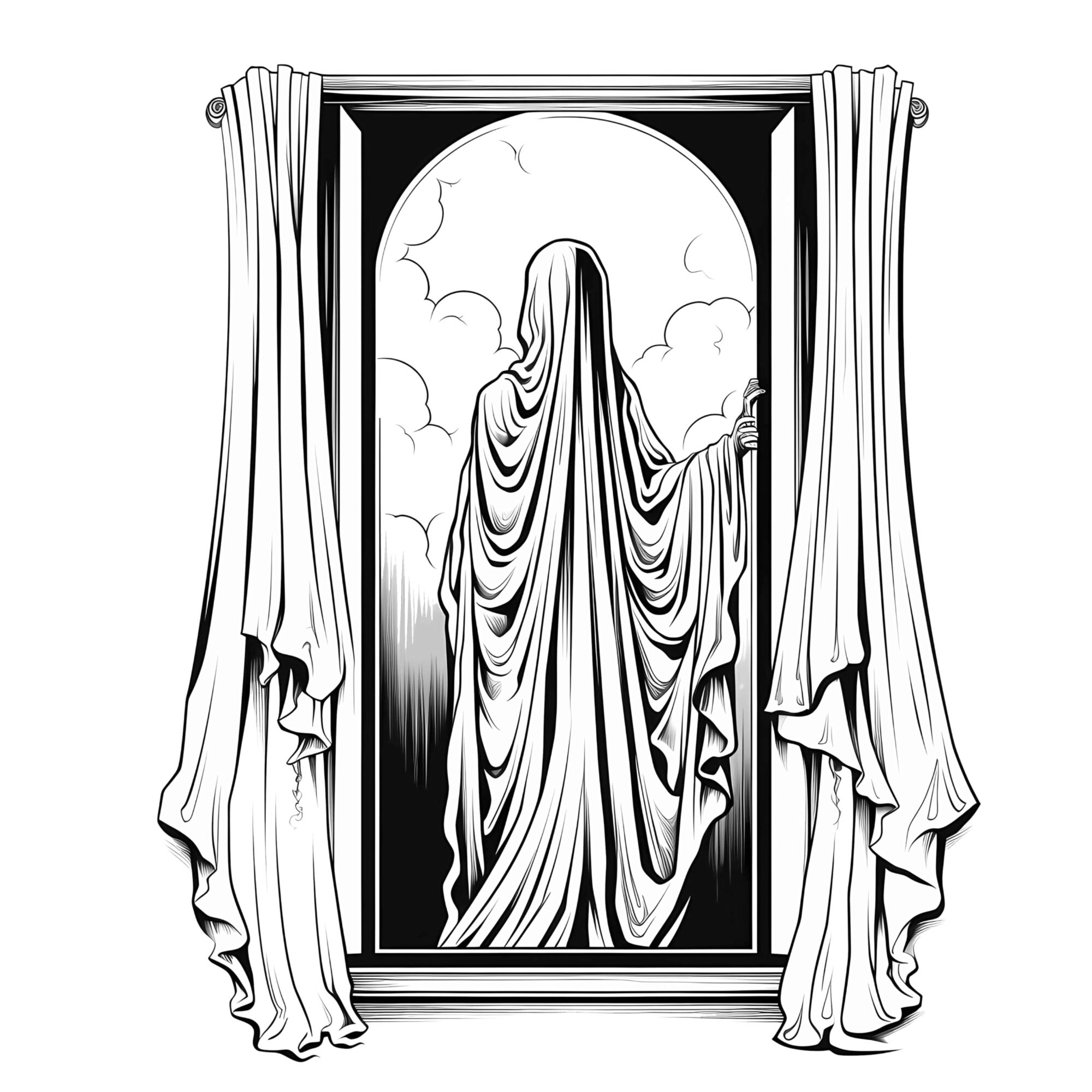 Procreate Horror Ghost Stamps | 100+ Scary Ghost Procreate Brushes ...