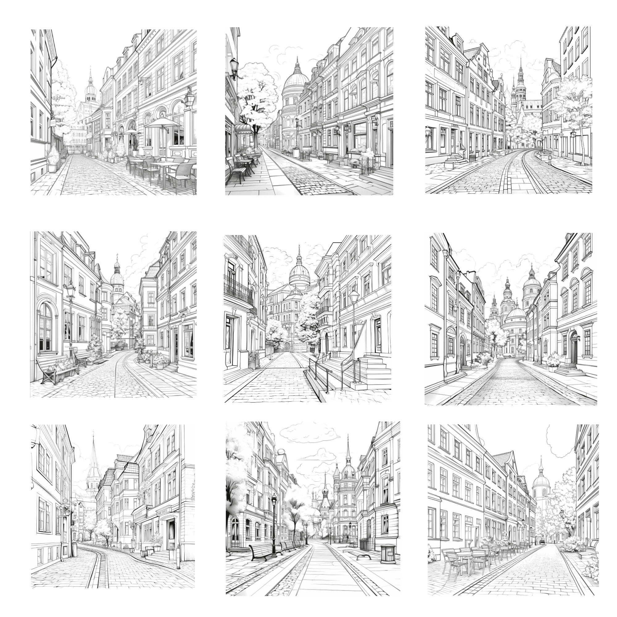 Procreate European Street Stamps | 100+ Europe Street Procreate Brushes ...