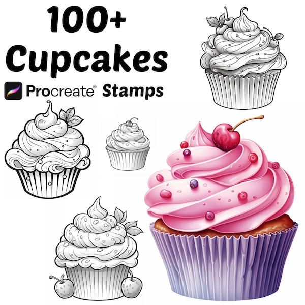 Cupcake Stamp - Etsy