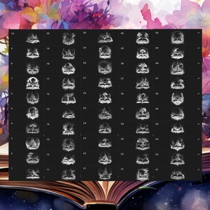 Procreate Fantasy Books Stamps | 100+ Procreate Book Brushes | Element Procreate Brushes ...