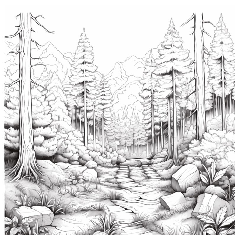 Procreate Forest Stamps | 100+ Beautiful Forest Procreate Brushes ...