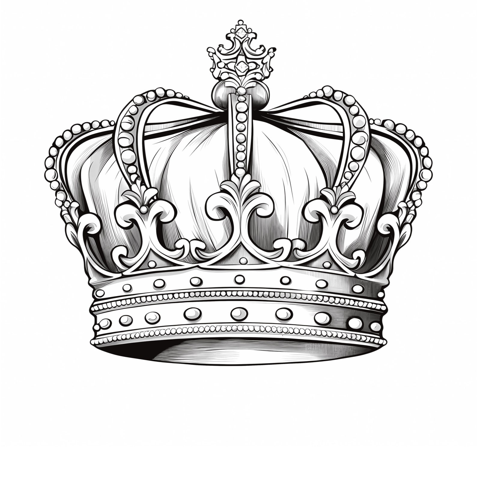 Procreate Crowns Stamps | 100+ Cute Crowns Procreate Brushes | Tiara ...