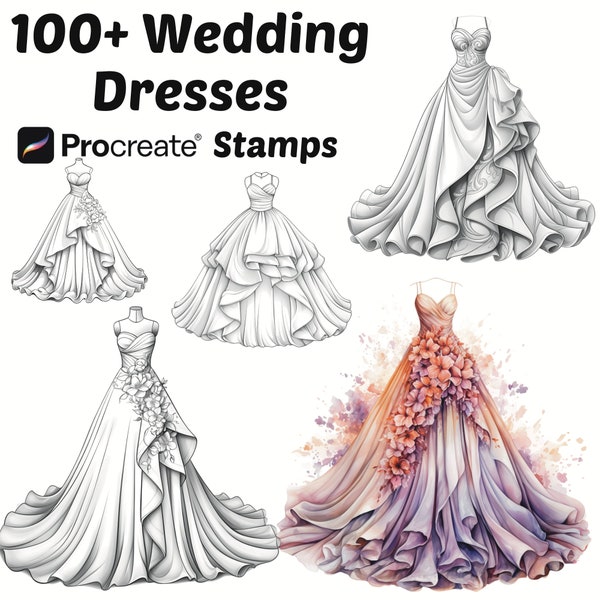 Wedding Dress Stamp - Etsy