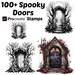 Procreate Spooky Doors Stamps 100 Haunted Doors Procreate Brushes ...