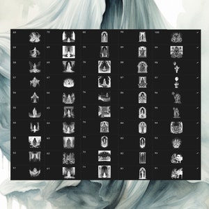 Procreate Horror Ghost Stamps | 100+ Scary Ghost Procreate Brushes ...