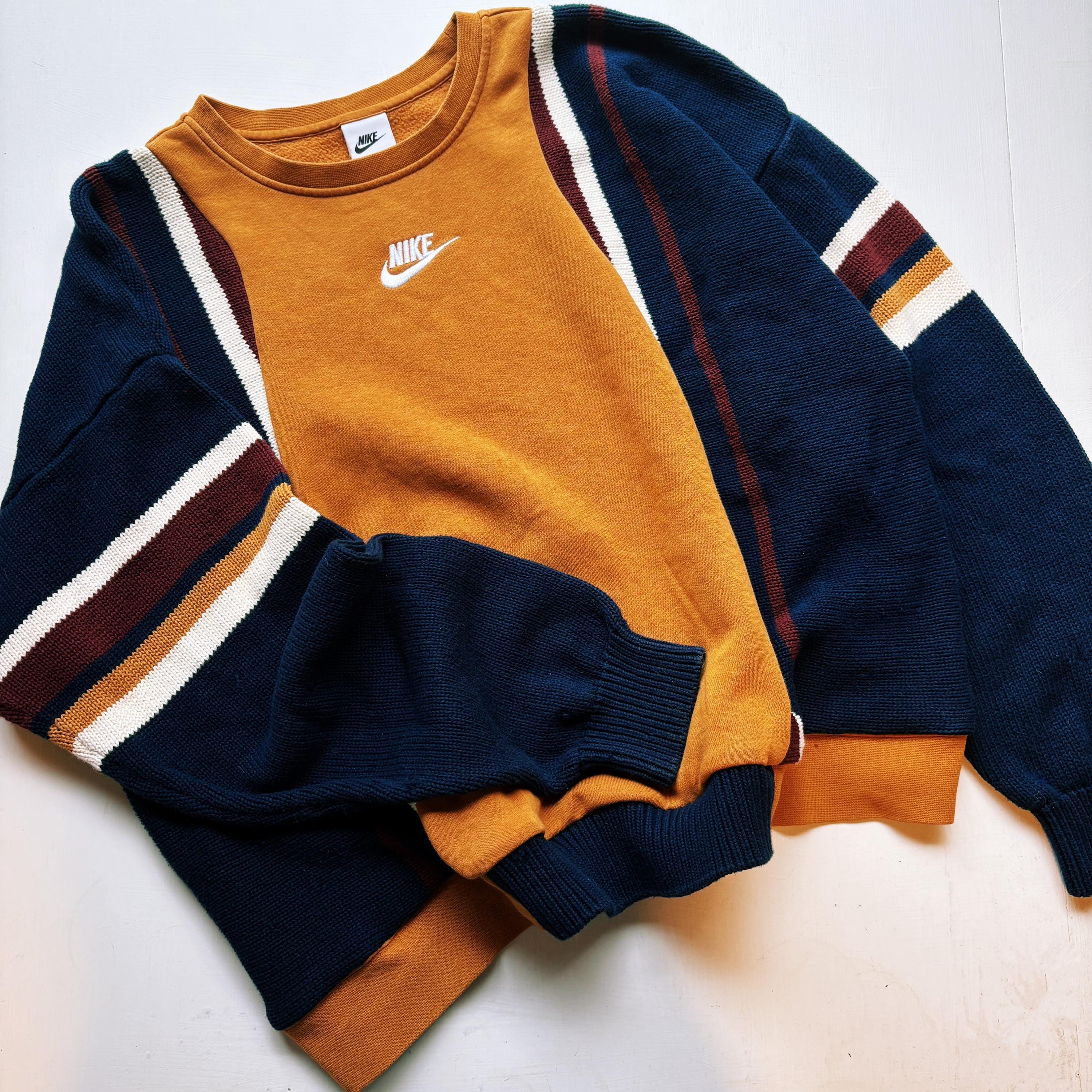 Outfit Vintage Nike Sweater 🏤 Patchwork Nike Hoodies