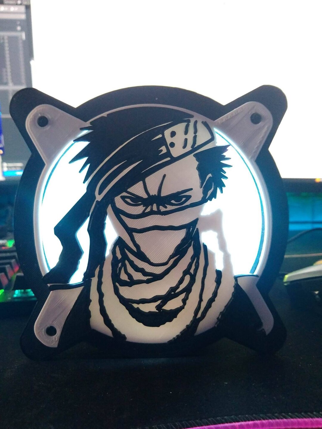Momochi Zabuza 3D Printed Fan Shroud - Etsy Momochi Zabuza 3D Printed Fan Shroud - Etsy