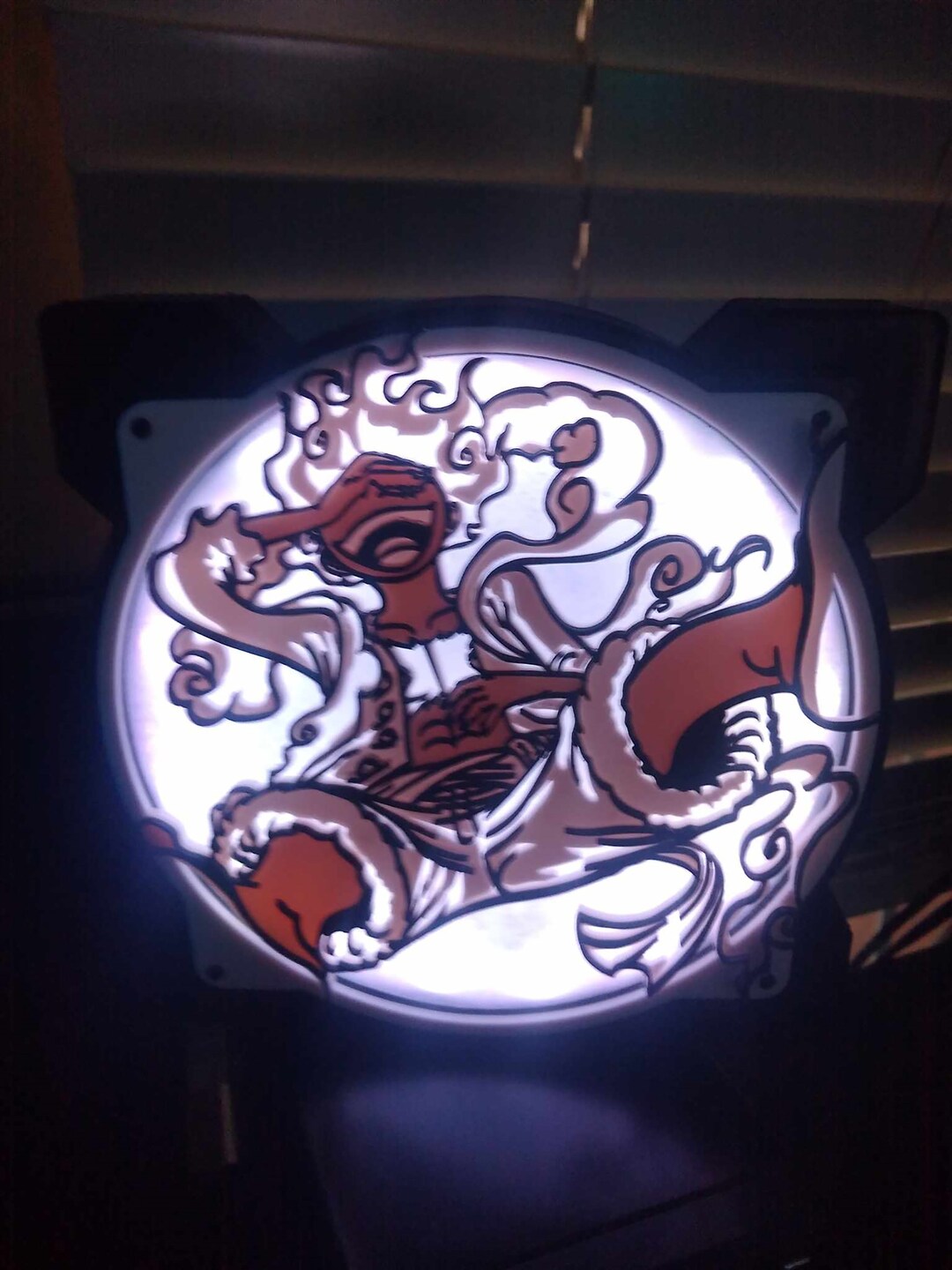 200mm Gear 5 Luffy 3d Printed Fan Cover - Etsy