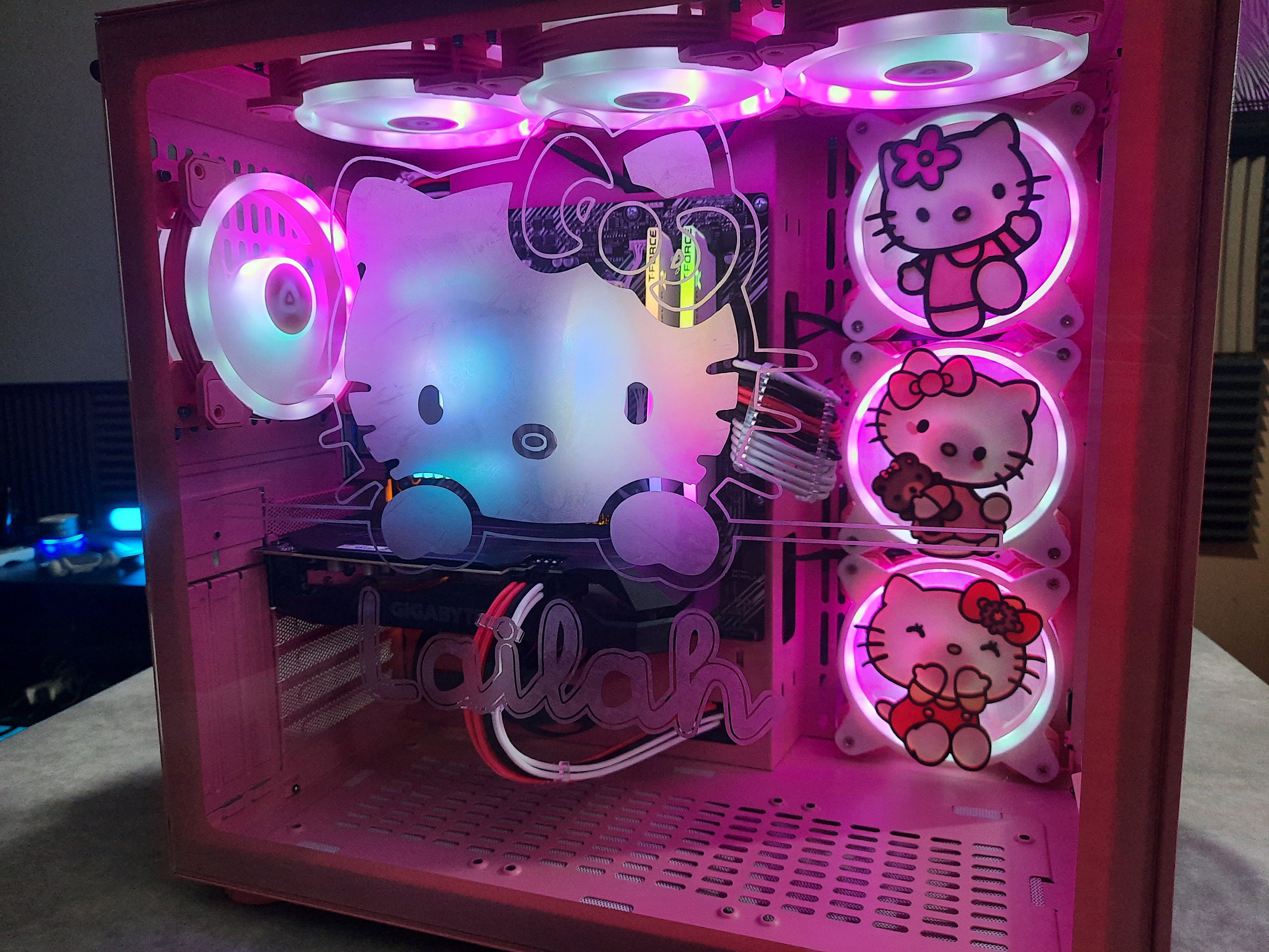 Hello Kitty 3D Printed PC Fan Shrouds - Etsy