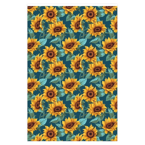 Sunflower Wrapping Paper - Etsy