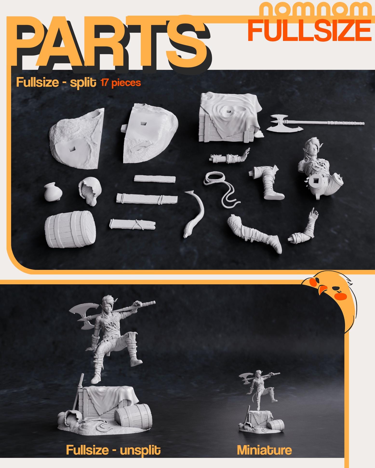 Garage Kit Karlach by Nomnom Figures - Etsy
