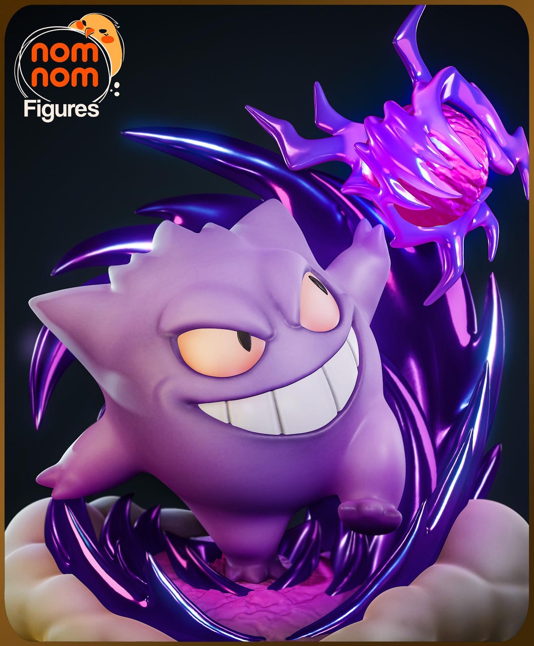 Garage Kit Chibi Gengar by Nomnom Figures - Etsy