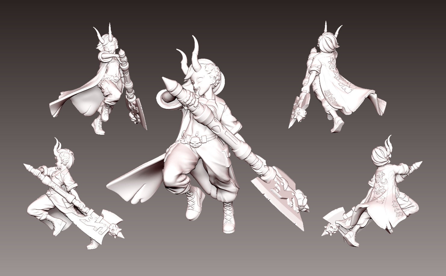 Dnd Miniature 32mm Chaos Waifus by LPOMC - Etsy Australia