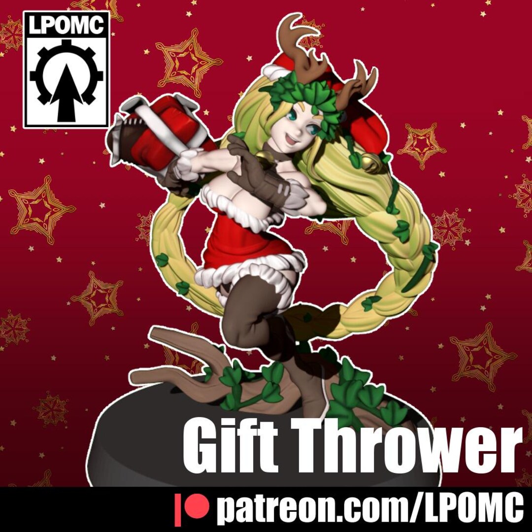 Dnd Miniature 32/75mm Christmas Gift Thrower by LPOMC - Etsy