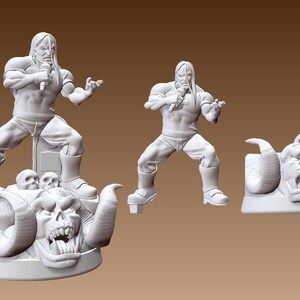 Dnd Miniature 32mm Death Howler by LPOMC - Etsy