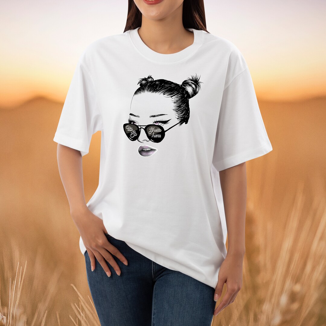 It's so Ghetto Here, Womens Oversized T-shirt, grit and Glamour ...