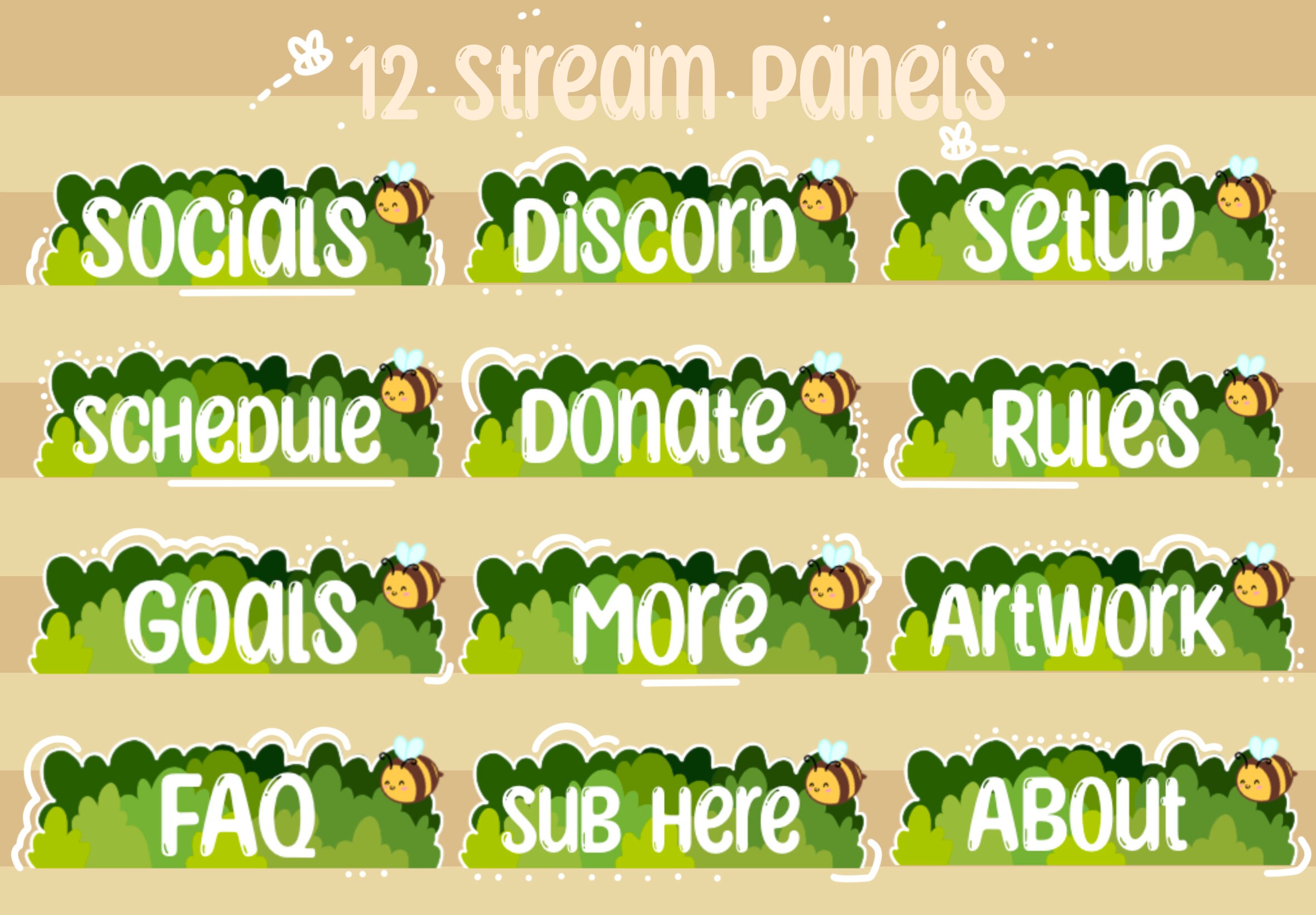 Streaming Overlay Bundle for Twitch, Youtube I Animated and Static I ...