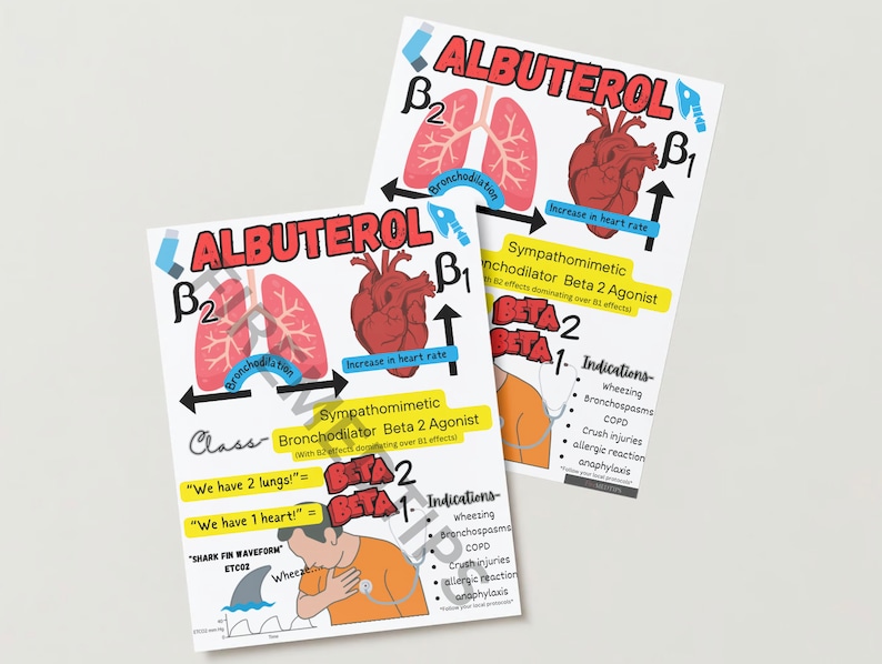 Printable Paramedic Drug Card PDF File Pharmacology for Paramedic ...