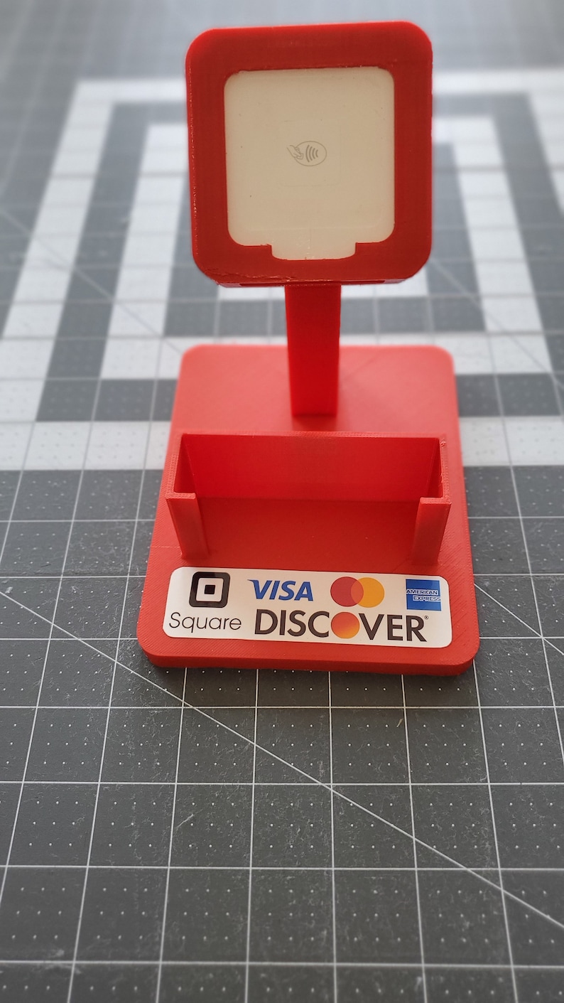 Square / Shopify Reader Stand With Business Card Holder - Etsy