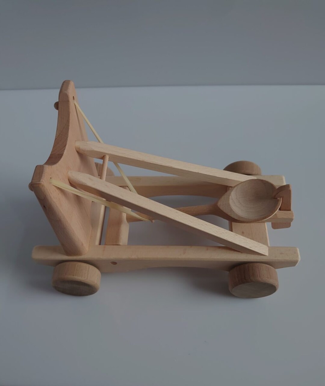 Wooden Large Catapult Machine on Wheels Handmade Toys Kids Gifts ...