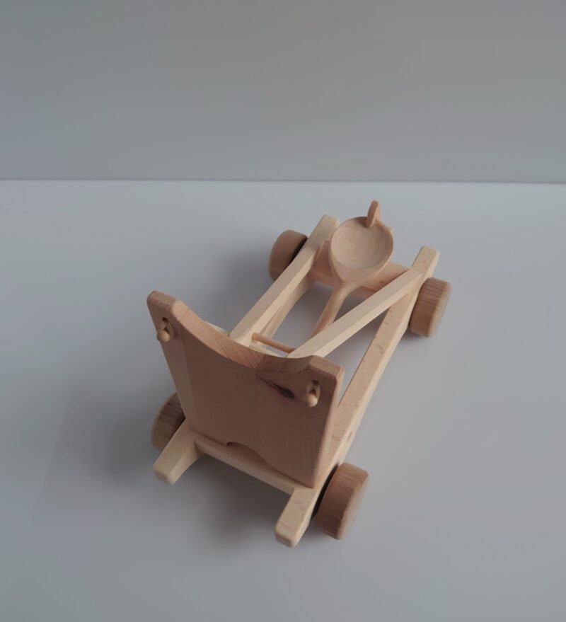 Wooden Large Catapult Machine on Wheels Handmade Toys Kids Gifts ...