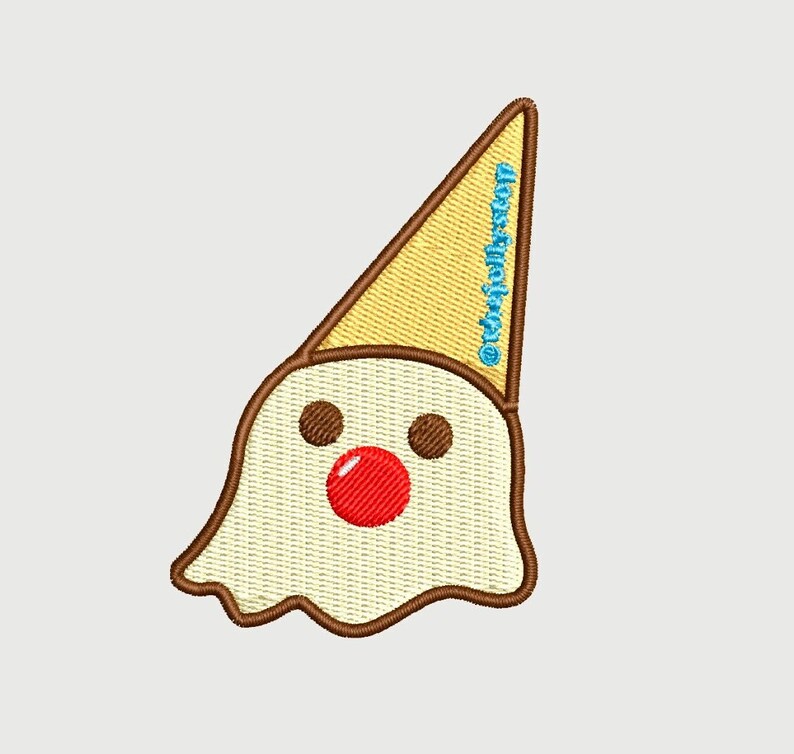 Jolly Cone Embroidered Patch Conehead, Ice Cream, Clown Cone - Etsy