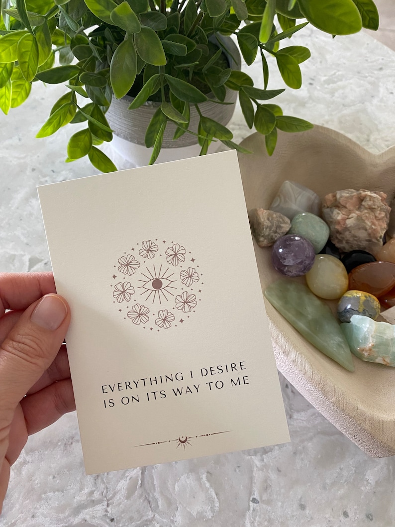 Abundance and Wealth Affirmation Cards, Financial Abundance, Positive ...