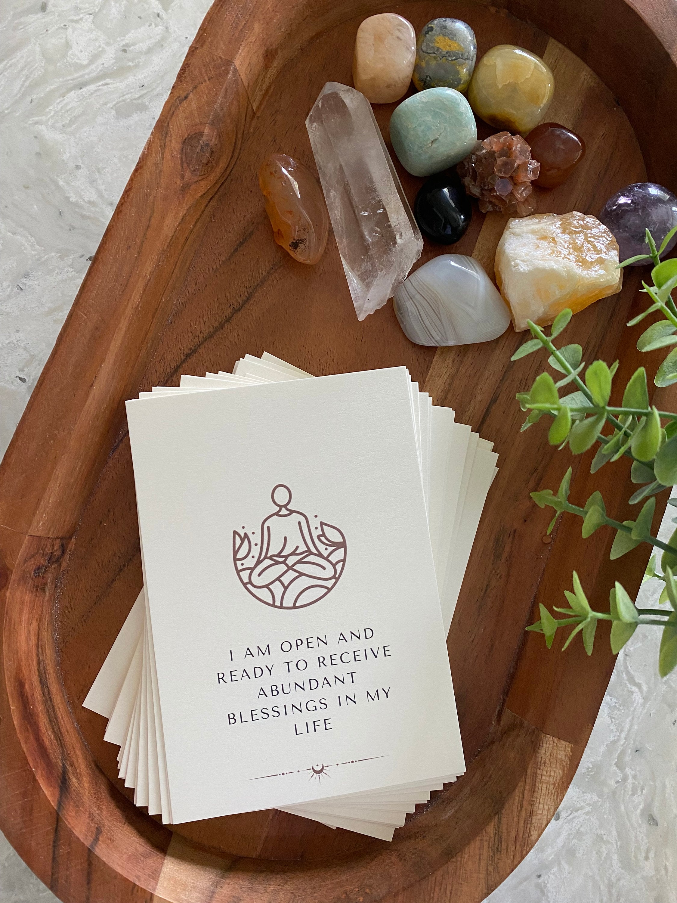 Abundance and Wealth Affirmation Cards, Financial Abundance, Positive ...