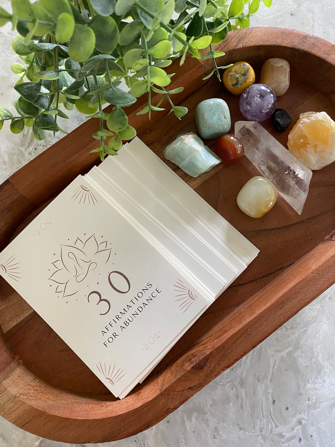 Abundance and Wealth Affirmation Cards, Financial Abundance, Positive ...