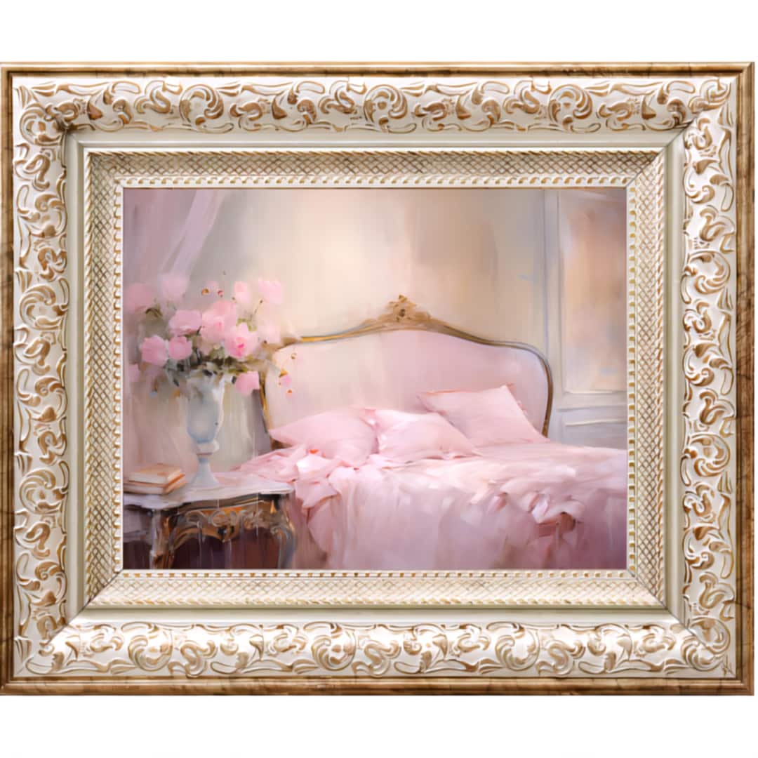 Coquette Pink Bedroom Print coquette Room Decor girly Wall Art ballet ...