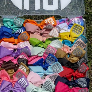 Custom Monogrammed Bows - Etsy