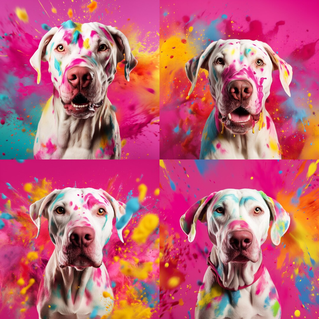 Dogo Argentino Pop Art Painting Pup Pop Art - Etsy