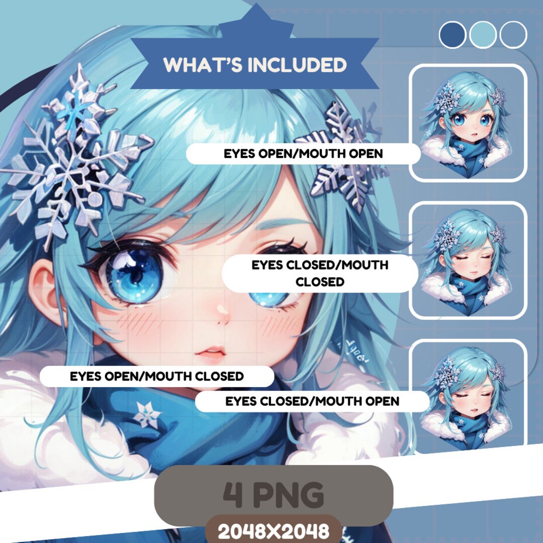 Pngtuber Model Crystal Girl Crystalina Vtuber Model Girl Pngtuber ...