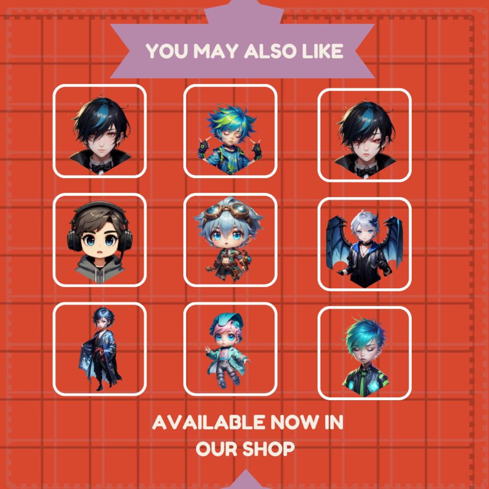 Phoenix Boy Pngtuber Model: Fire Vtuber Avatar (instant Download) - Etsy